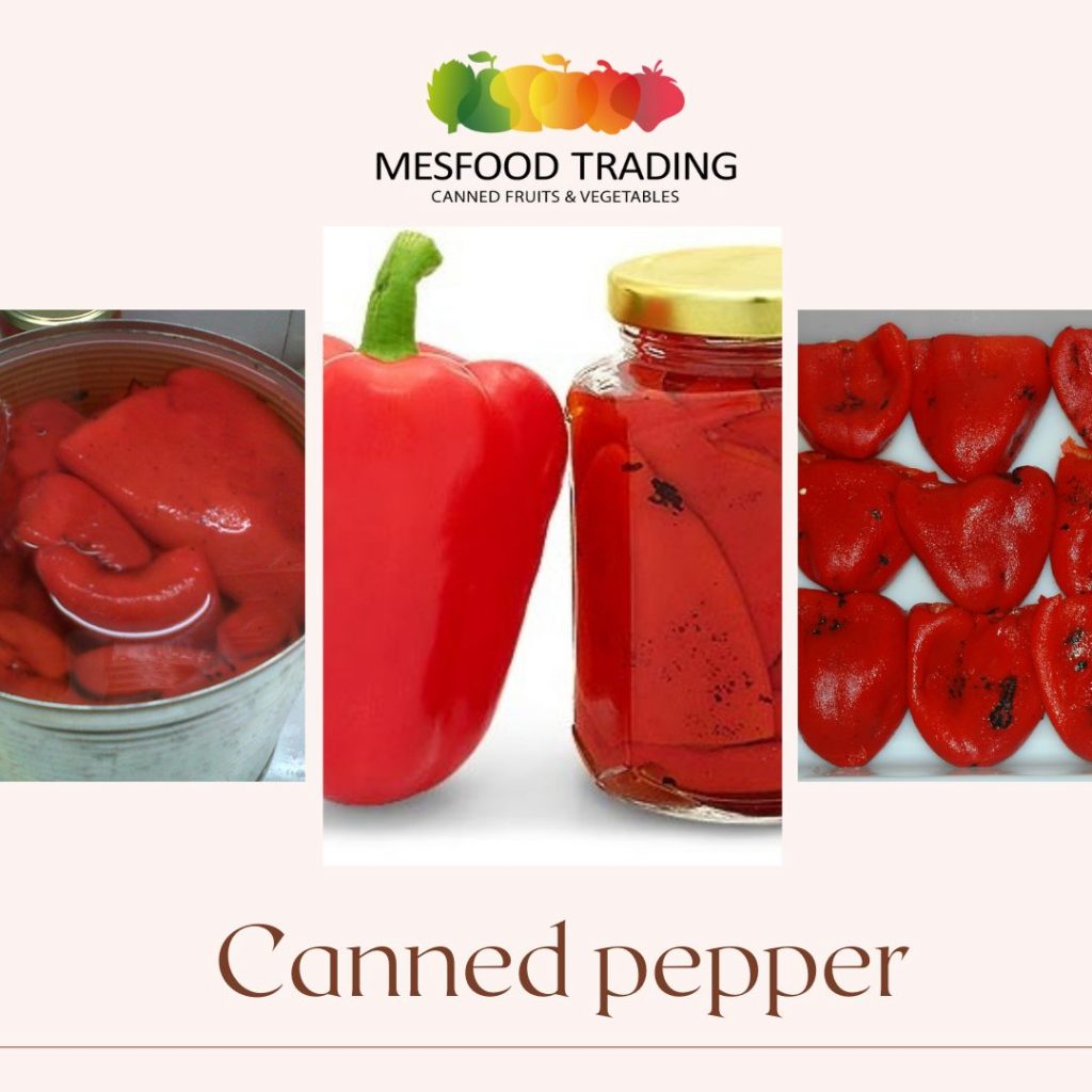 Canned oven-roasted peppers | Mes Food Trading